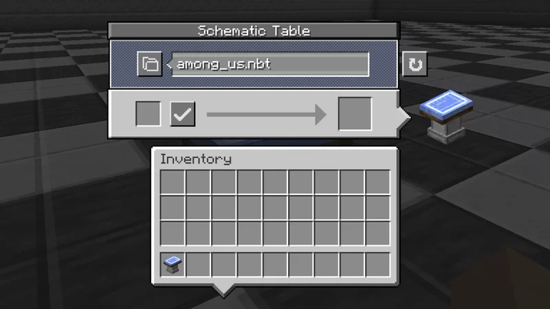 Remodeled Schematic Table Minecraft Texture Pack