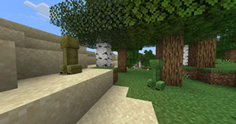 Crit's biome specific Creepers Minecraft Texture Pack
