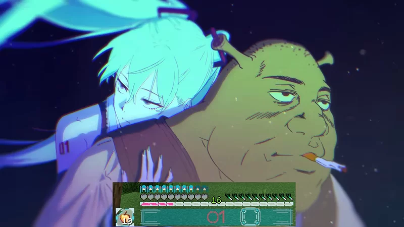 Hatsune Miku Hotbar Minecraft Texture Pack