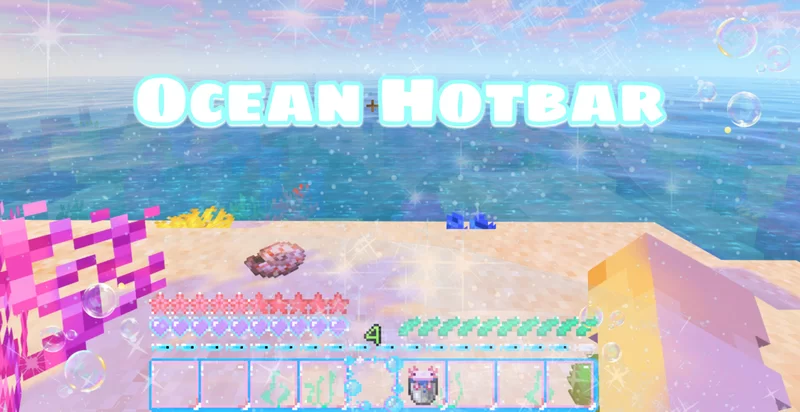 Ocean Hotbar Texture Pack Minecraft Texture Pack