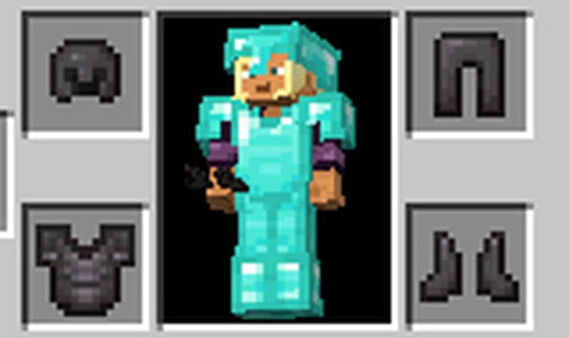 Netherite to Diamond Minecraft Texture Pack