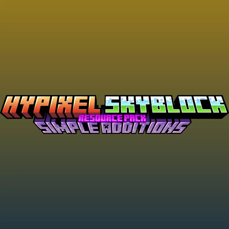 Hypixel Skyblock Simple Additions Minecraft Texture Pack