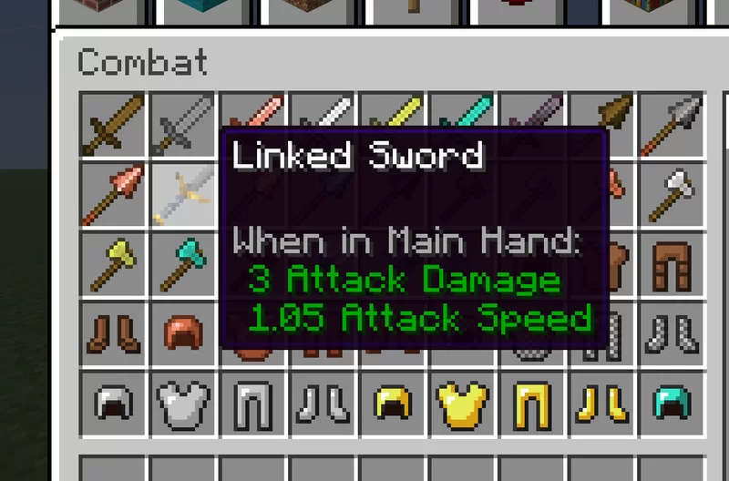 Linked Swords Minecraft Texture Pack