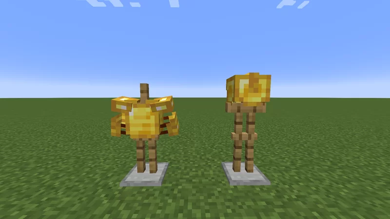 Gladiator Gold Armor Tweaks 1.21.5 Minecraft Texture Pack