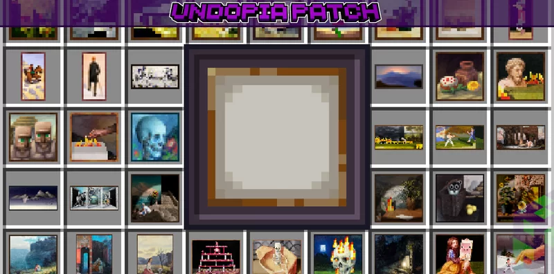 Undopia Unique Painting Items Minecraft Texture Pack