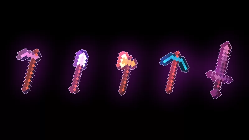 Enchantment Outlines Minecraft Texture Pack