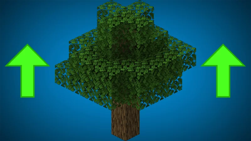 Taller Trees Add-on Minecraft Texture Pack