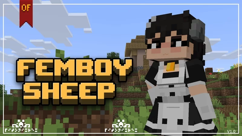 Femboy Sheep Minecraft Texture Pack