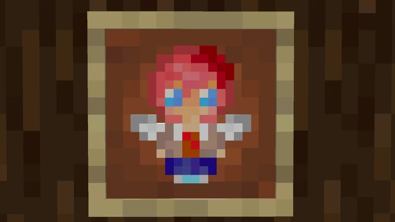 Totem of Undying: Sayori DDLC Minecraft Texture Pack