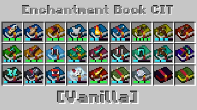 Enchantment Book CIT [Vanilla 1.21.11] Minecraft Texture Pack