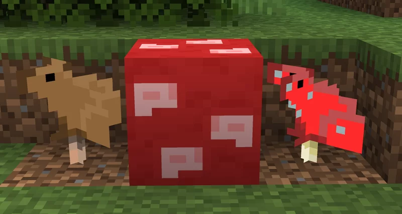 Capybara Mushrooms Minecraft Texture Pack