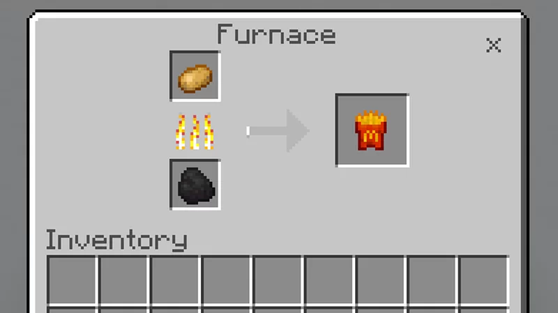 McDonald's Fries Minecraft Texture Pack