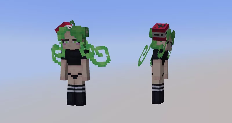 tsundere creeper V.1.0 Minecraft Texture Pack