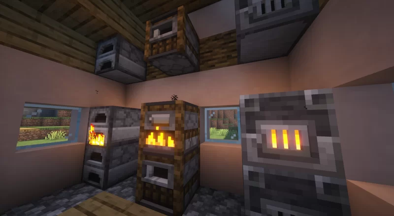 Undopia 3D Furnaces Minecraft Texture Pack