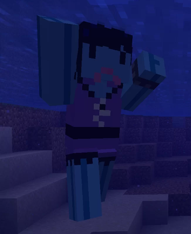 Nocturna Drowned Minecraft Texture Pack