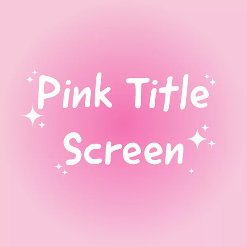 Pink Title Screen Minecraft Texture Pack