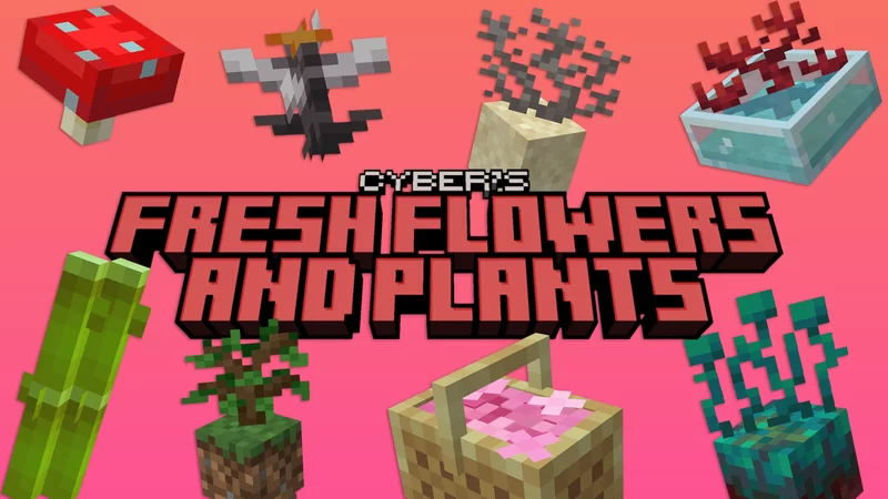 Fresh Flowers and Plants Minecraft Texture Pack