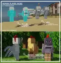 Human Player Mobs [ PC Java | MCPE Bedrock ] Minecraft Texture Pack