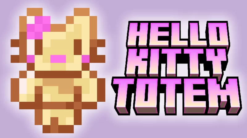 Hello Kitty Totem Of Undying Minecraft Texture Pack