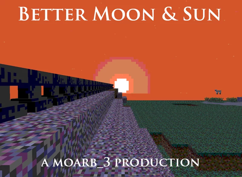 Better Moon and Sun Minecraft Texture Pack