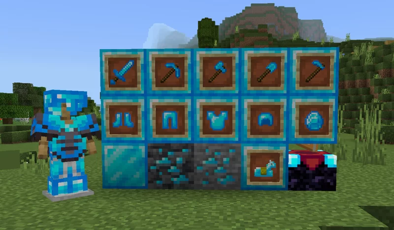 Vibrant Diamonds [Bedrock] Minecraft Texture Pack