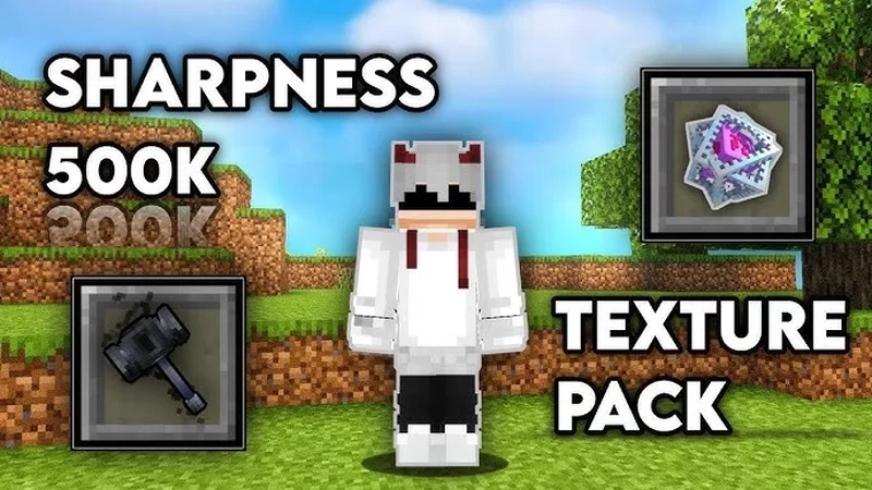 Sharpness 500k pack Minecraft Texture Pack