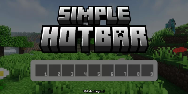 Simple Hotbar Plus Minecraft Texture Pack