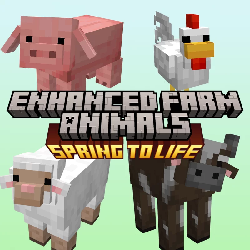 Enhanced Farm Animals Minecraft Texture Pack