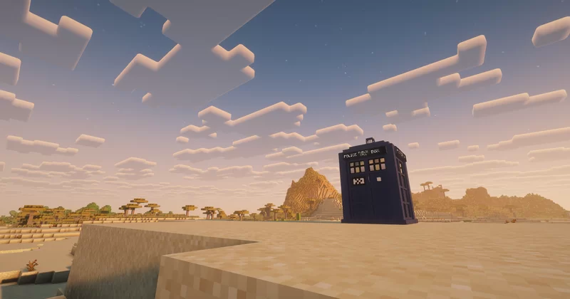 THE Doctor Who CLIENT MOD old tardis texture pack Minecraft Texture Pack