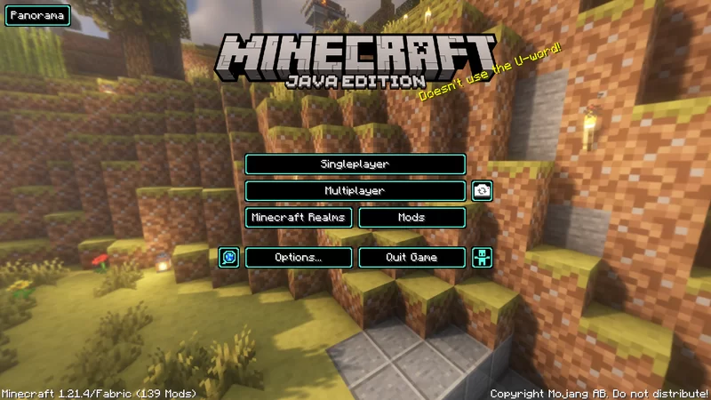 Custom Panorama 2 Minecraft Texture Pack