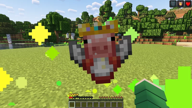 Technoblade Totem with custom "Technoblade Never Dies" voice line (1.21 ...