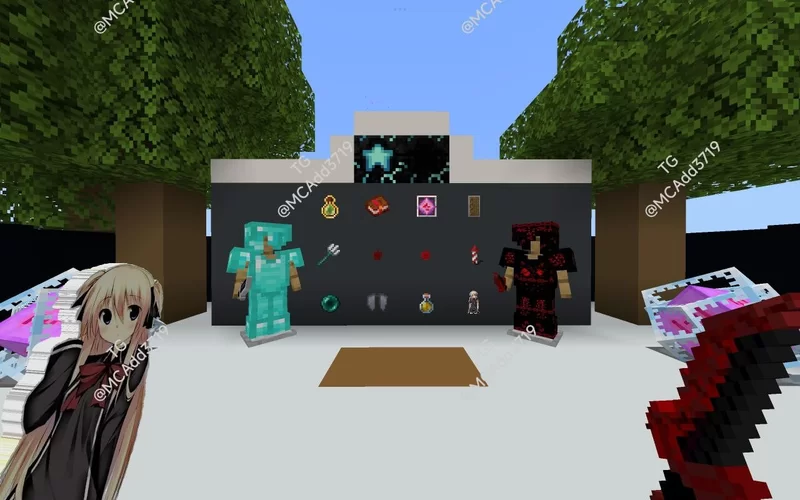 🏮 Gothic Crimson & Frostbite: The Ultimate PvP Duo Minecraft Texture Pack
