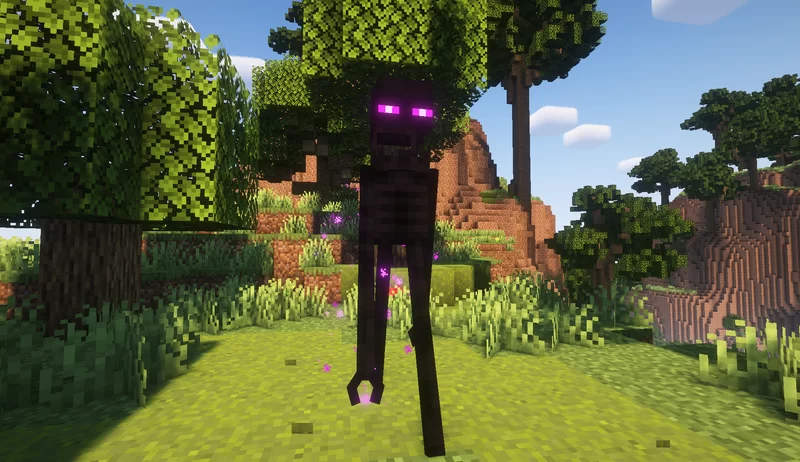 A Minecraft Movie Enderman Minecraft Texture Pack