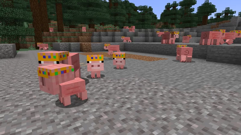 [1-21] Techno Crown Pig [RIP] Minecraft Texture Pack