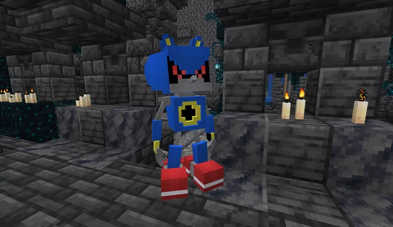 Metal Sonic Minecraft Texture Pack