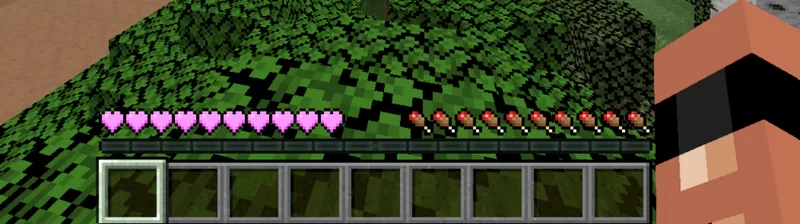 Pink Hearts Minecraft Texture Pack