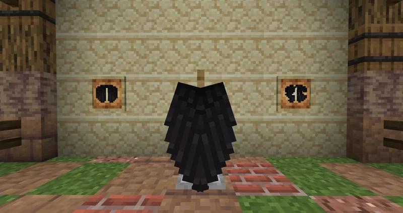 Elytra to Crow Wings Minecraft Texture Pack