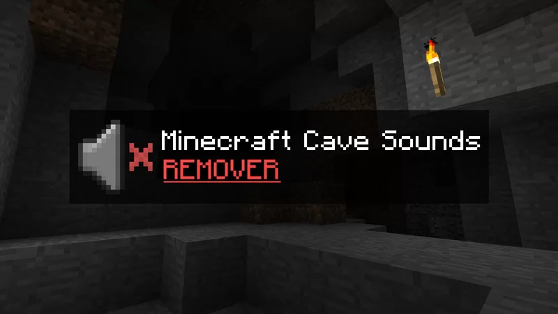 Cave Sounds Remover for Beta Minecraft Texture Pack