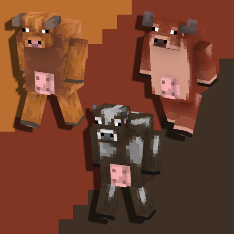 Mugget's Standing Cow [OPTIFINE] Minecraft Texture Pack