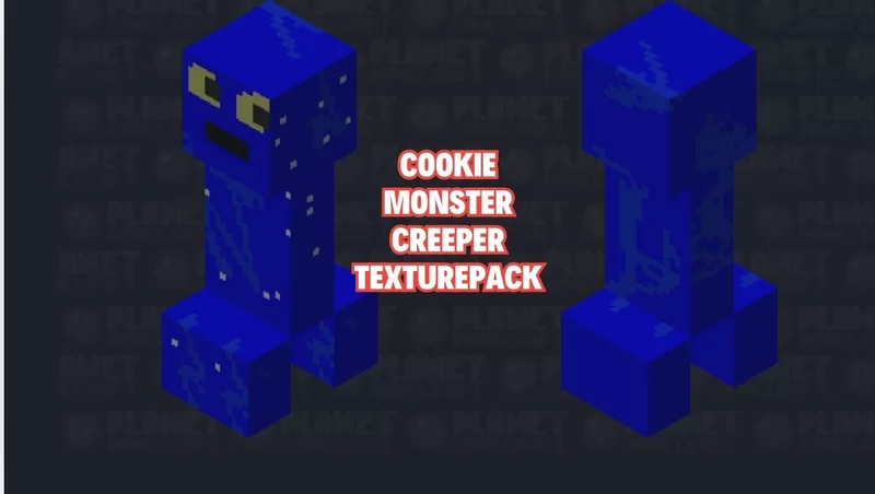 Cookie monster Texture pack Minecraft Texture Pack