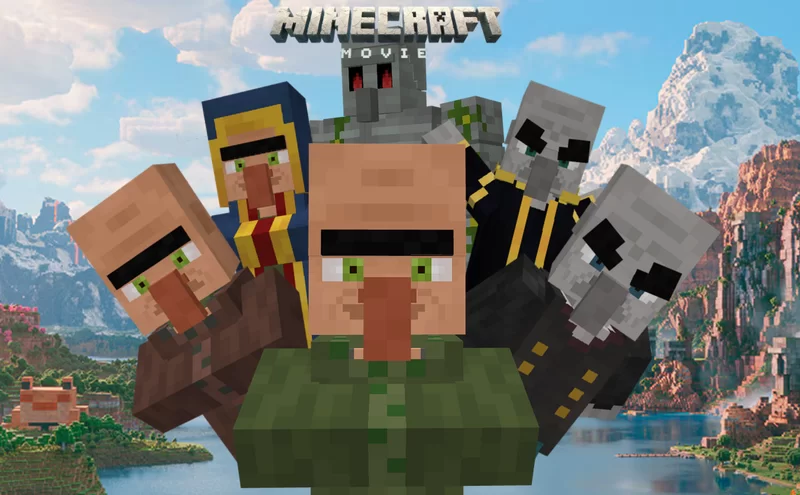 A Minecraft Movie - Villagers and Illagers Minecraft Texture Pack