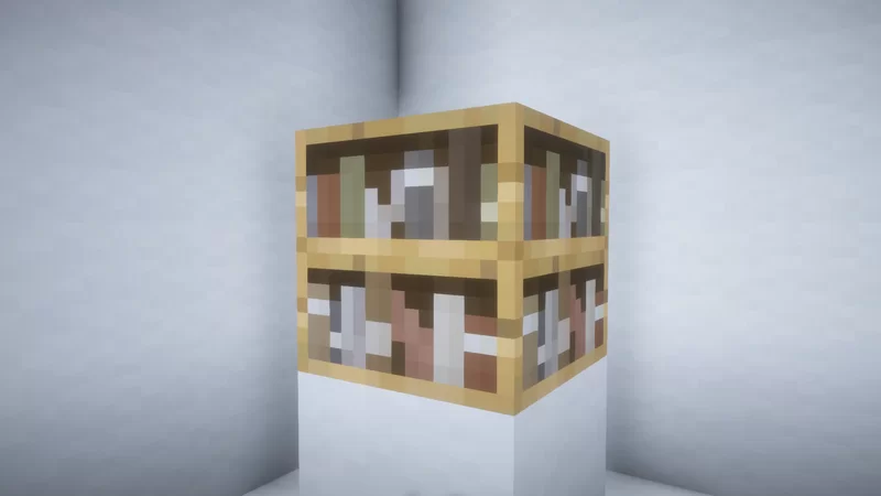 Bookshelf recolour Minecraft Texture Pack