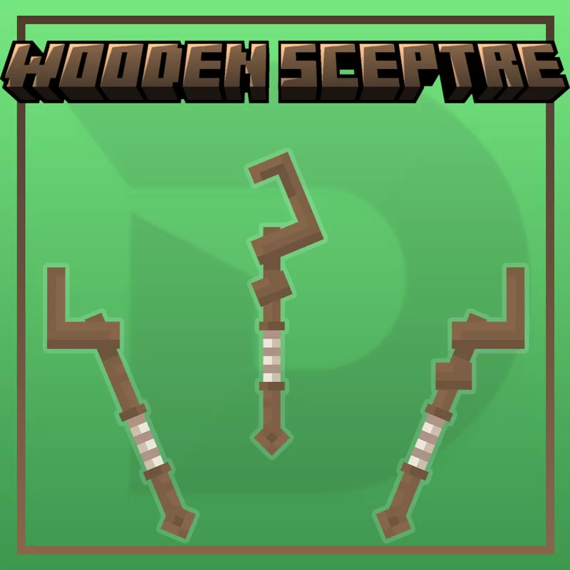 Pack | Wooden sceptre Minecraft Texture Pack