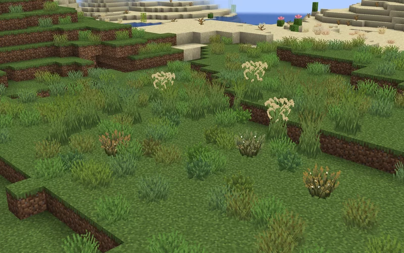 Os' Short Colorful Grasses (free or full versions) Minecraft Texture Pack