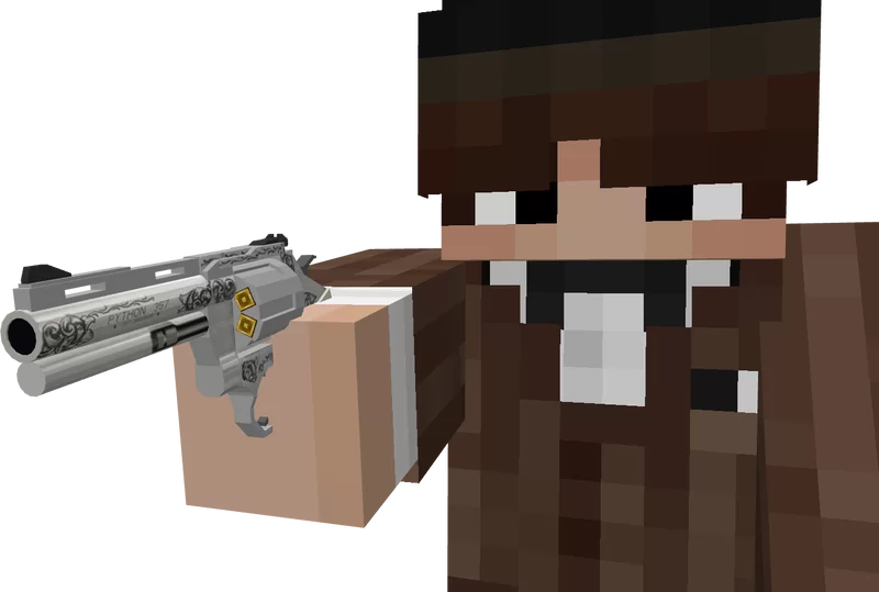 Colt Magnum .357 Custom [model] Minecraft Texture Pack