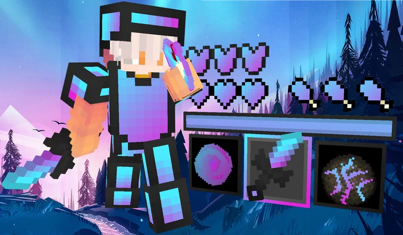 Cotton Candy 16x Bedrock&Java Minecraft Texture Pack