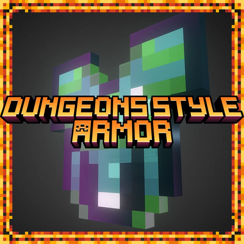 Dungeons Style Armors (BE) Minecraft Texture Pack