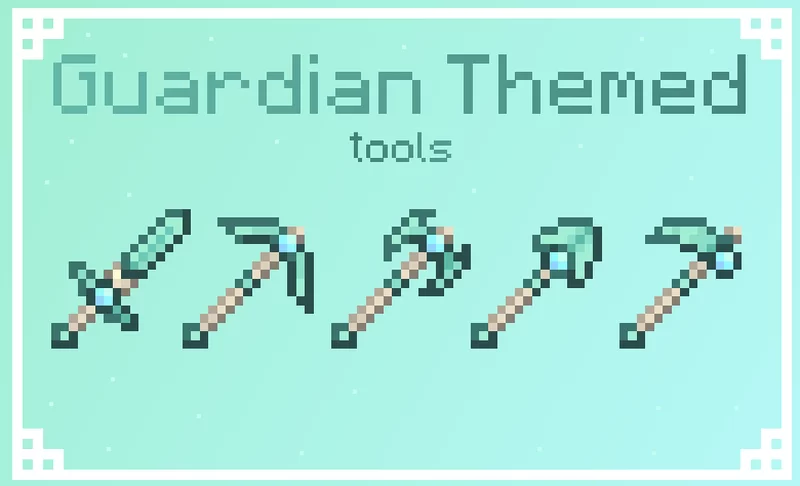 Guardian Tools - Netherite Minecraft Texture Pack