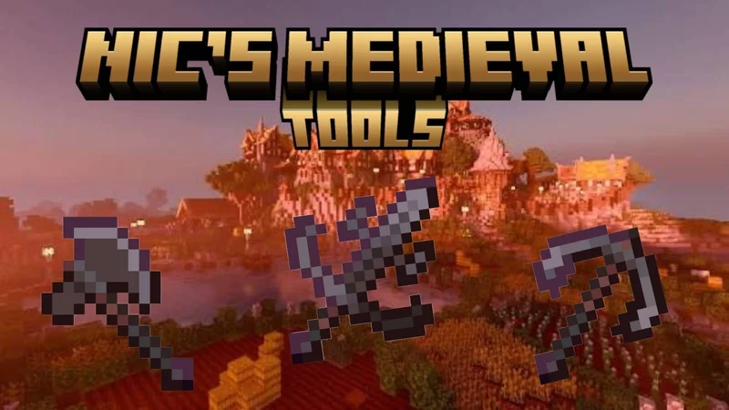 Nic's Medieval Tools Minecraft Texture Pack