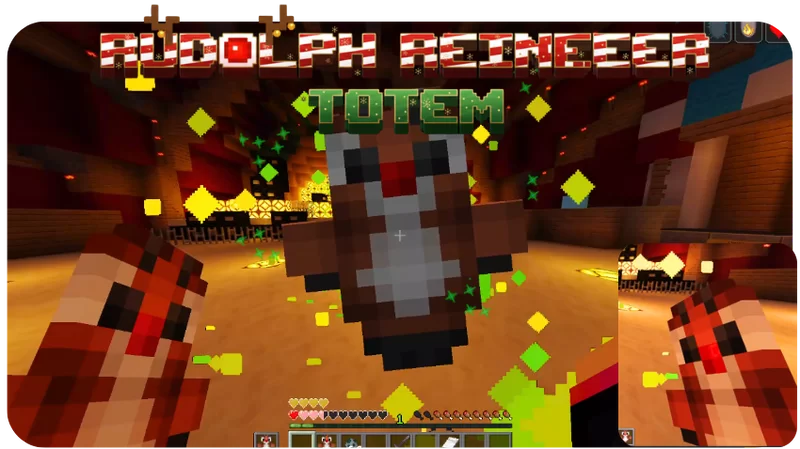 Rudolph Reindeer Totem (Rodolfo) Minecraft Texture Pack